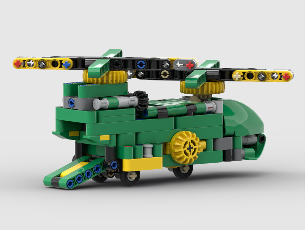 LEGO MOC Tandem Rotor Helicopter by Raptor9889 | Rebrickable - Build ...