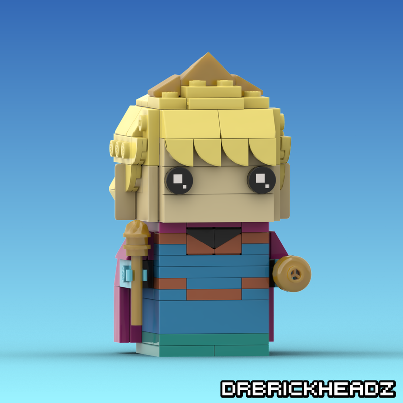 LEGO MOC Coronation Elsa (Frozen) Brickheadz by DrBrickheadz ...