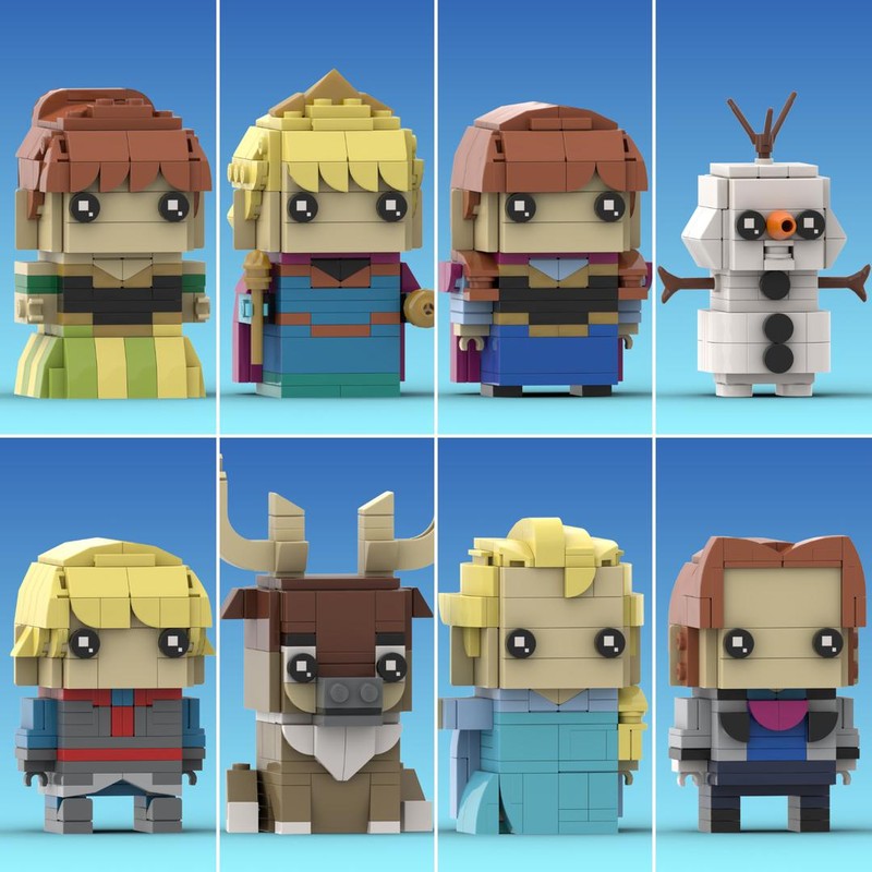LEGO MOC "Frozen" Brickheadz Collection by DrBrickheadz | Rebrickable ...