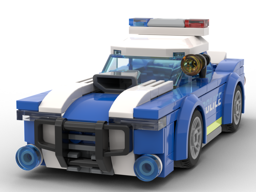 Lego Moc Police Car Modular Model By Hoppepe Rebrickable Build