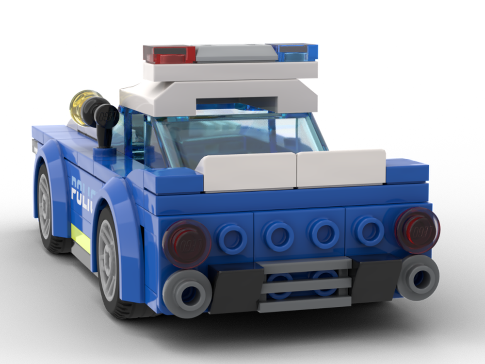 Lego Moc Police Car Modular Model By Hoppepe Rebrickable Build