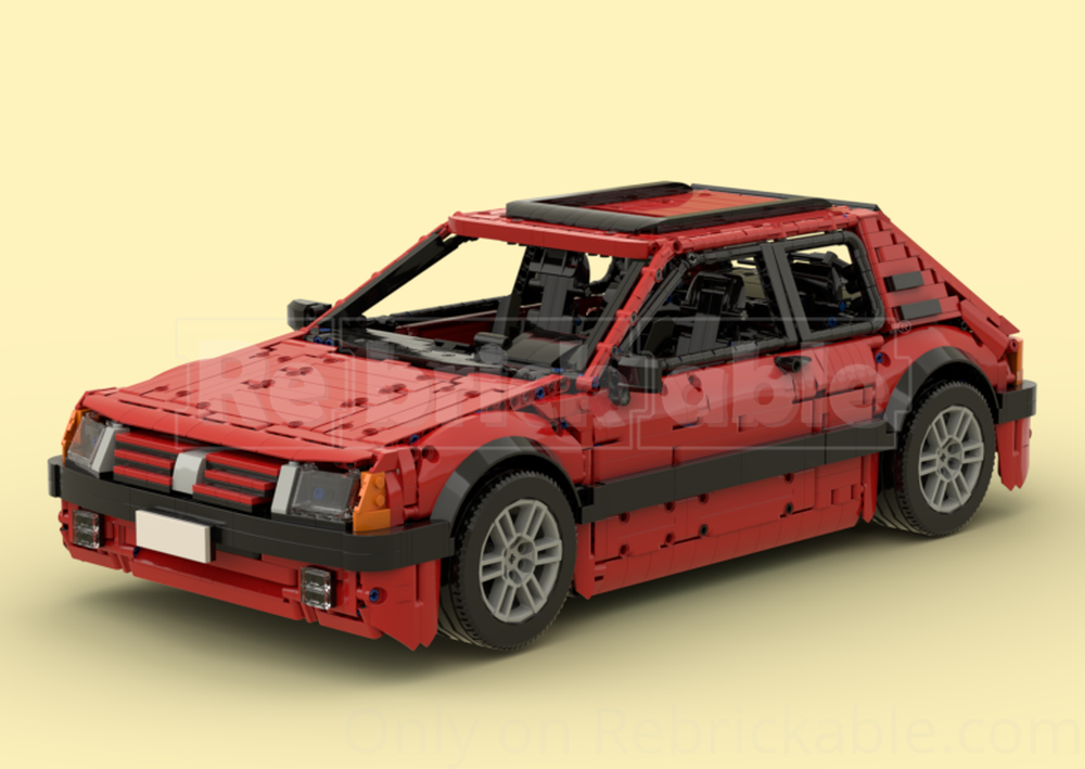 LEGO MOC PEUGEOT - 205 GTI by DjoDjo | Rebrickable - Build with LEGO
