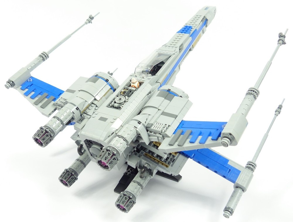 LEGO MOC UCS Resistance T-70 X Wing by Aniomylone | Rebrickable - Build ...