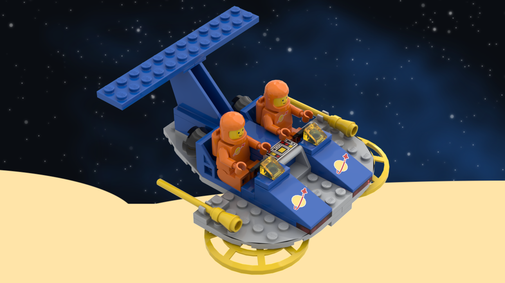 LEGO MOC Classic Space: Two-Seater Cyber Blaster MOC by watson.lego ...