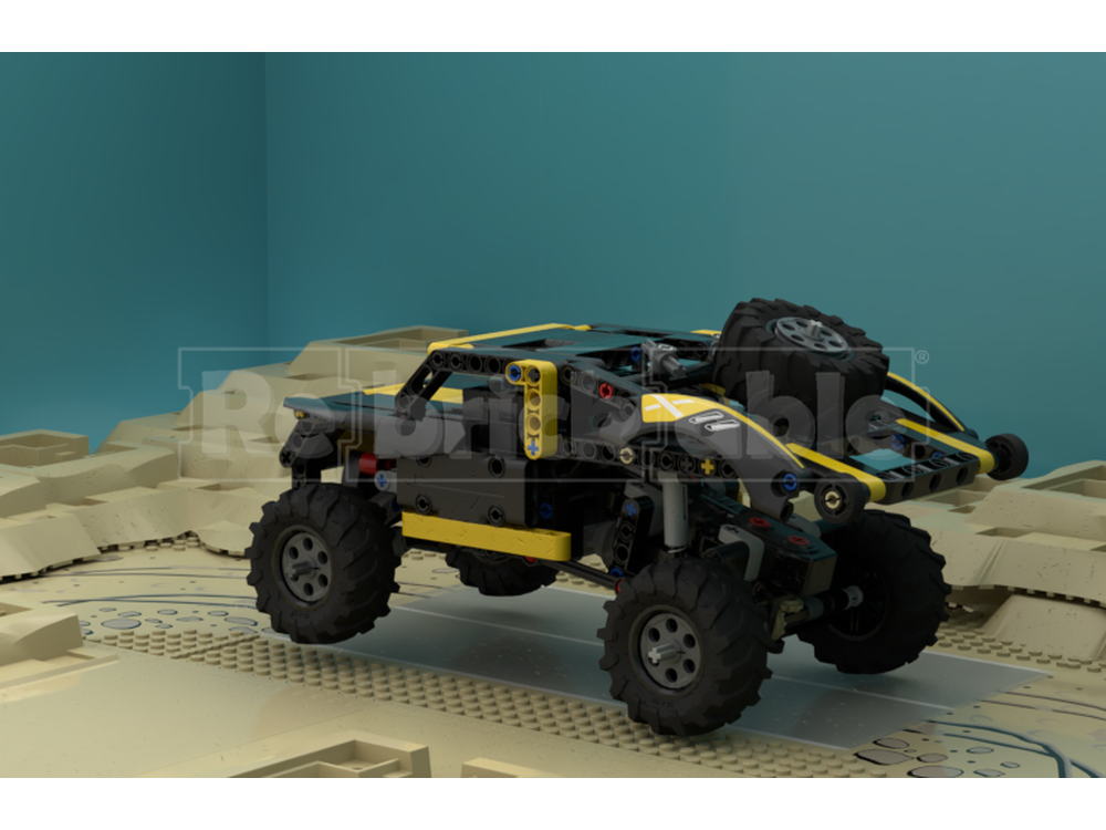 Lego Moc Mini Trophy Truck 20 By Technicrcgarage Rebrickable