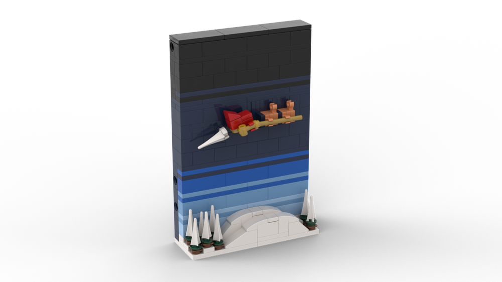 LEGO MOC-205658 Christmas postcard by 44th_brick | Rebrickable - Build ...