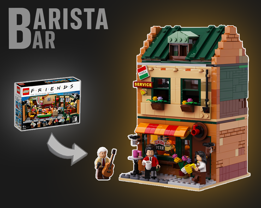 LEGO MOC Barista Bar by CreatorExpert | Rebrickable - Build with LEGO