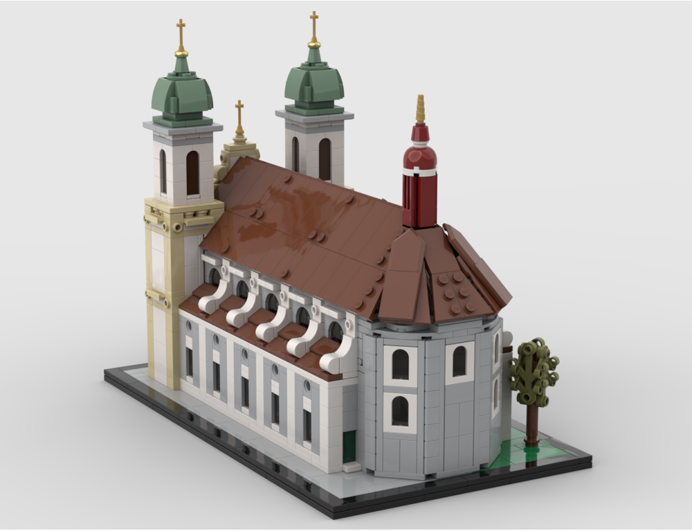 LEGO MOC St. Franz Xaver - Lucerne by Rauy | Rebrickable - Build with LEGO