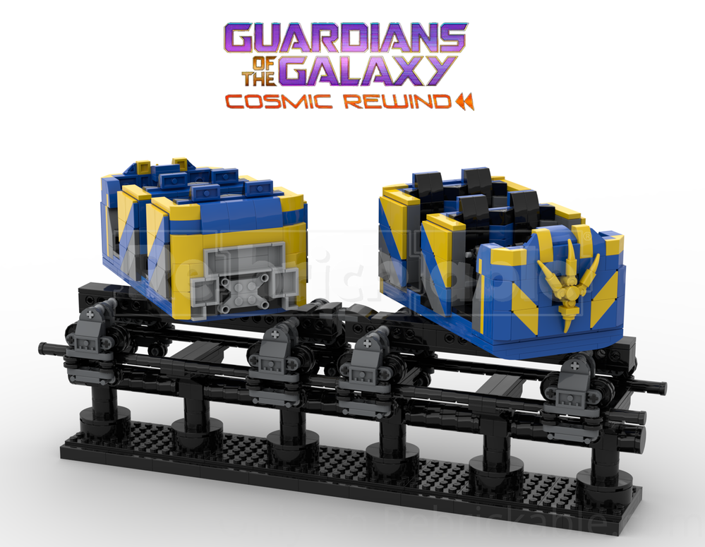 LEGO MOC ROLLERCOASTER - GUARDIANS of the Galaxy : COSMIC REWIND ...