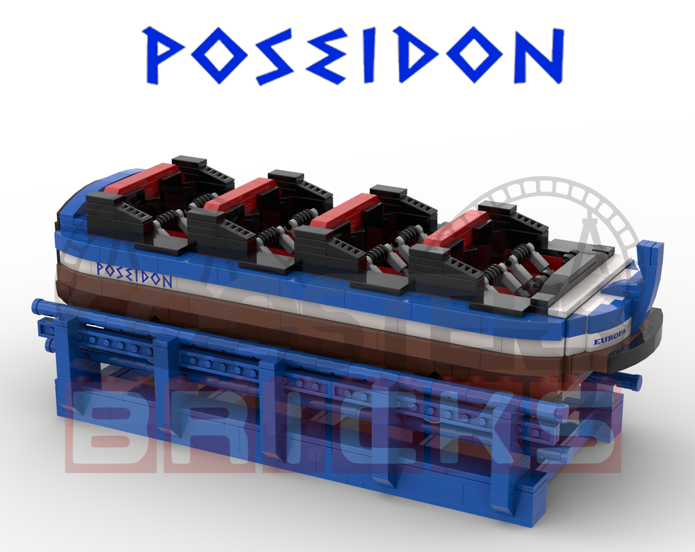 LEGO MOC-205677 ROLLERCOASTER - POSEIDON - Europa Park by Coasters ...