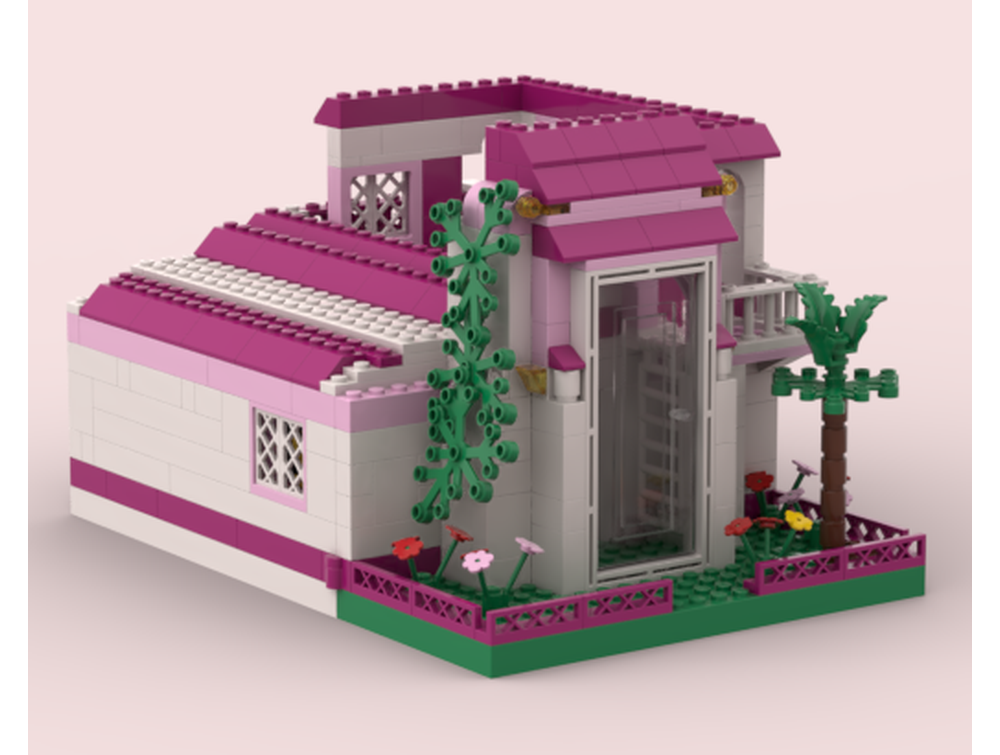 LEGO MOC Girls' dream mansion by Legoivo | Rebrickable - Build with LEGO