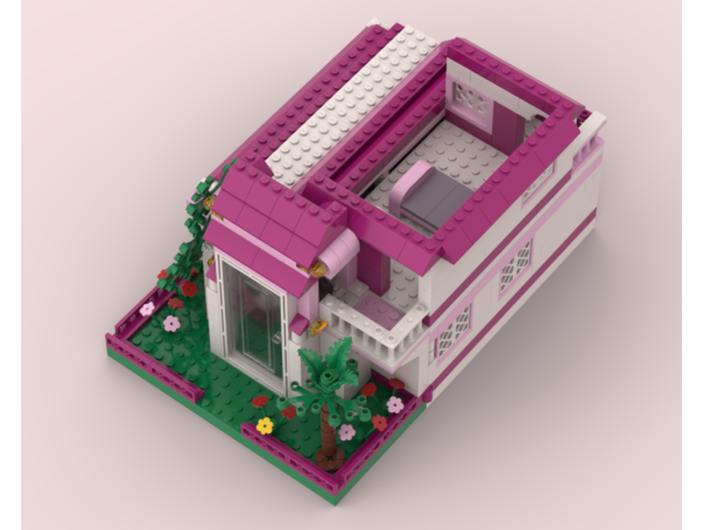 LEGO MOC Girls' dream mansion by Legoivo | Rebrickable - Build with LEGO