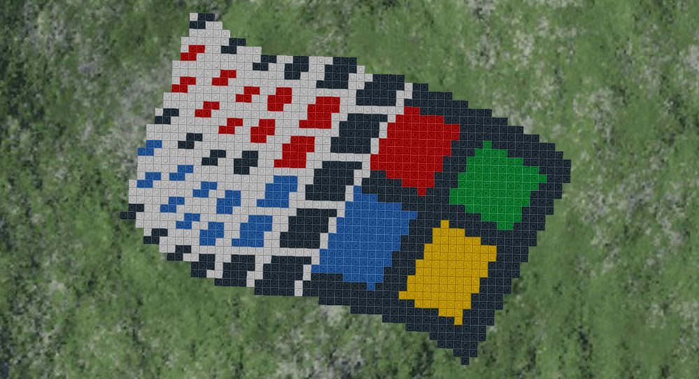 LEGO MOC Windows 95 Logo by RetroRemake | Rebrickable - Build with LEGO