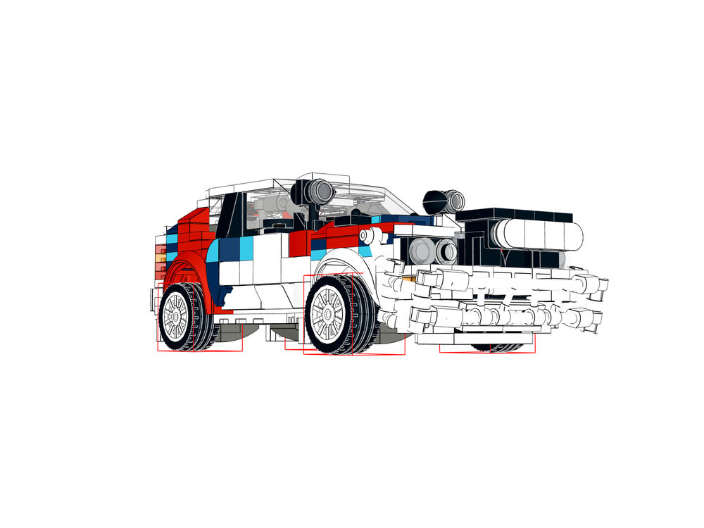 Lego Moc Lancia Delta Nairobi Lite Series Evoplus Class By Bricking