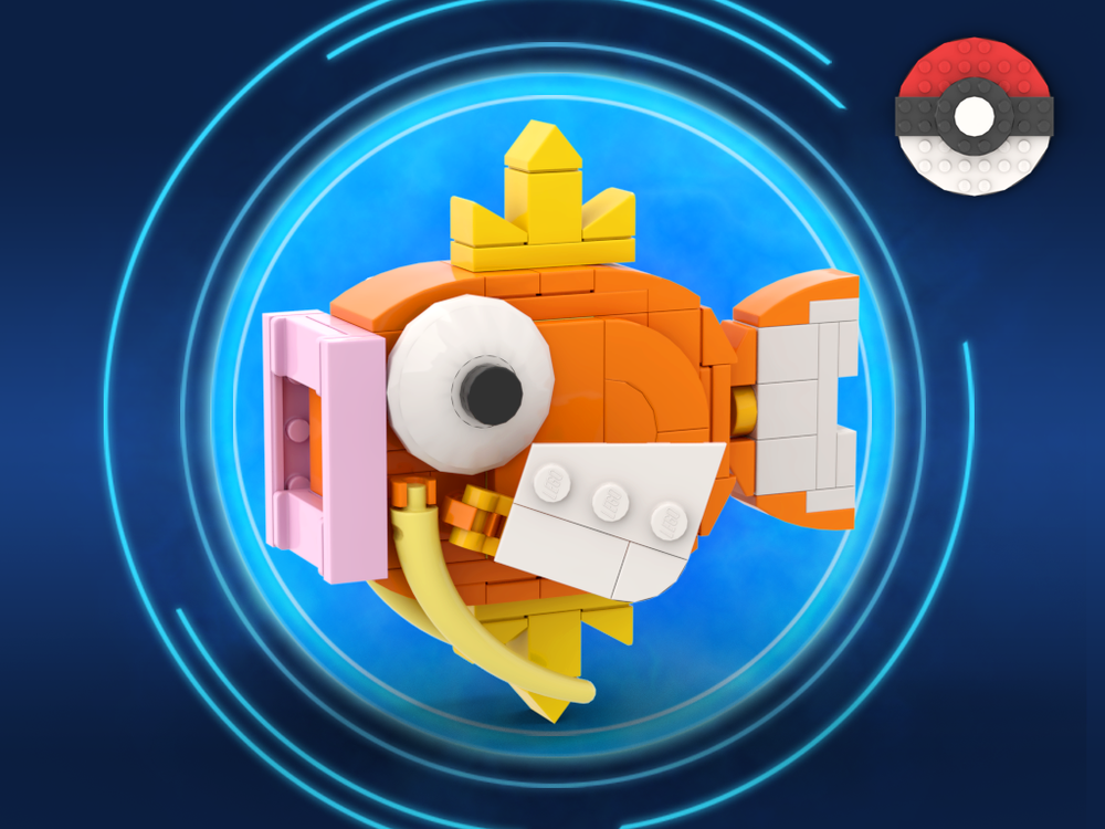 LEGO MOC Magikarp - Pokemon by Agilinzzz | Rebrickable - Build with LEGO