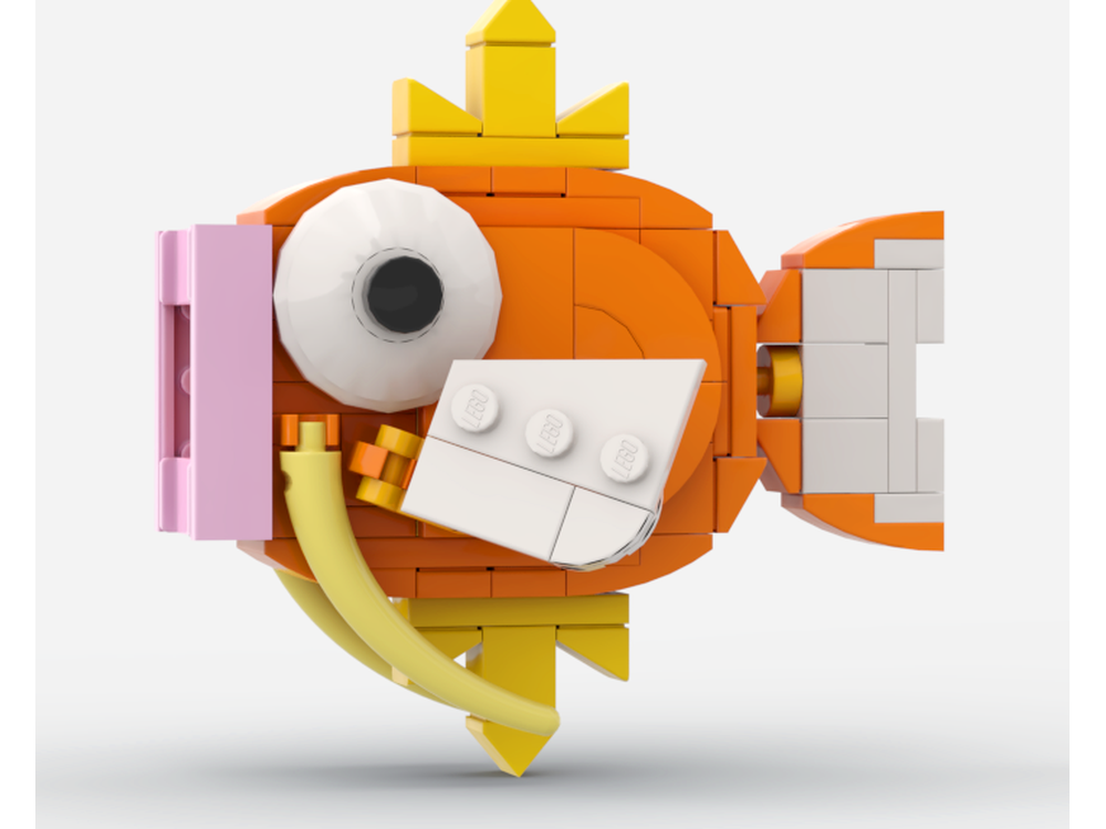 Lego Moc Magikarp Pokemon By Agilinzzz Rebrickable Build With Lego
