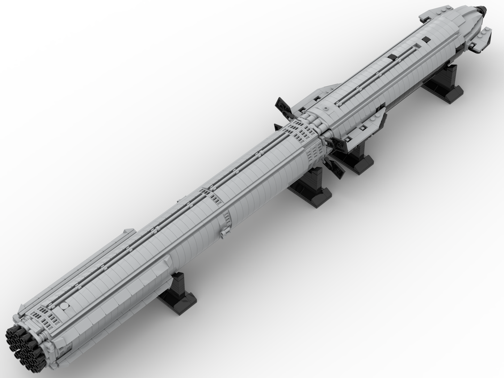 LEGO MOC SpaceX Starship & SuperHeavy spacecraft (SLS scale) by ...