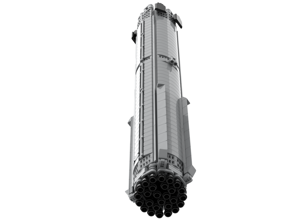 LEGO MOC SpaceX Starship & SuperHeavy spacecraft (SLS scale) by ...