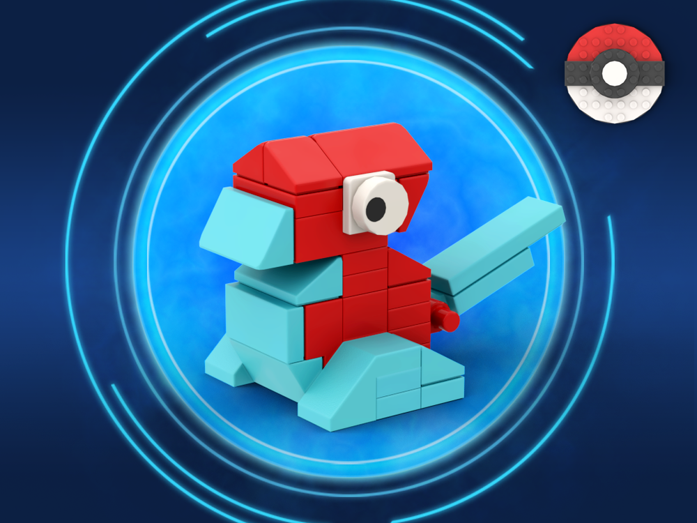 LEGO MOC Porygon - Pokemon by Agilinzzz | Rebrickable - Build with LEGO
