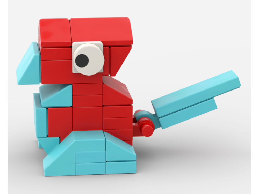 Lego Moc Porygon Pokemon By Agilinzzz Rebrickable Build With Lego