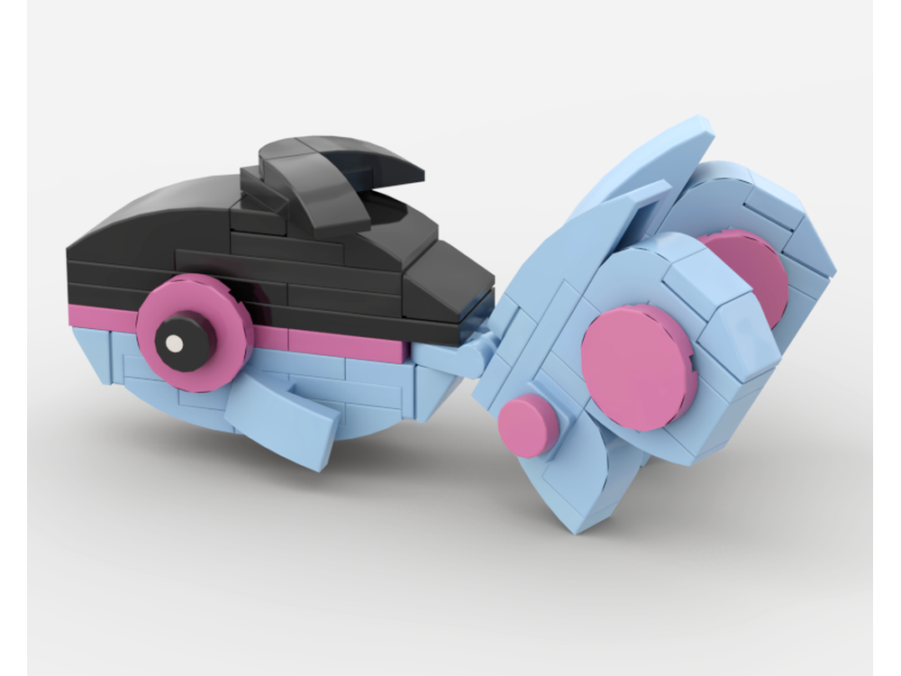 Lego Moc Finneon Pokemon By Agilinzzz Rebrickable Build With Lego