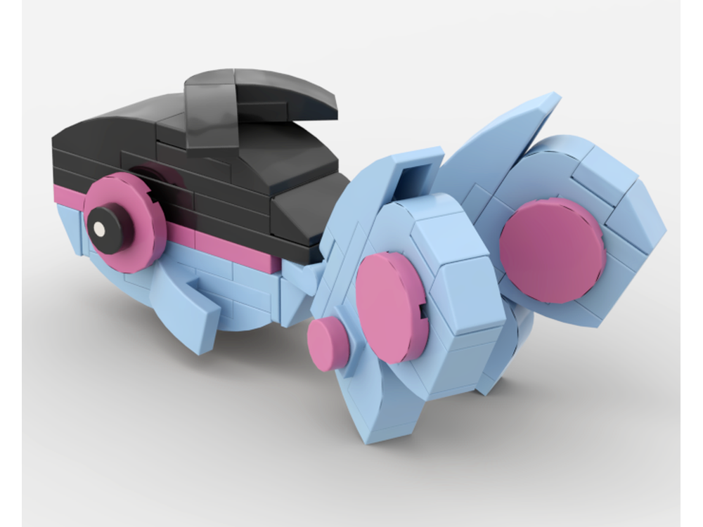 Lego Moc Finneon Pokemon By Agilinzzz Rebrickable Build With Lego