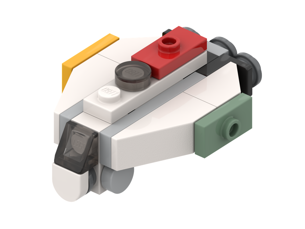 LEGO MOC 75395 Day 16 : Spaceship #2 by Berth | Rebrickable - Build ...