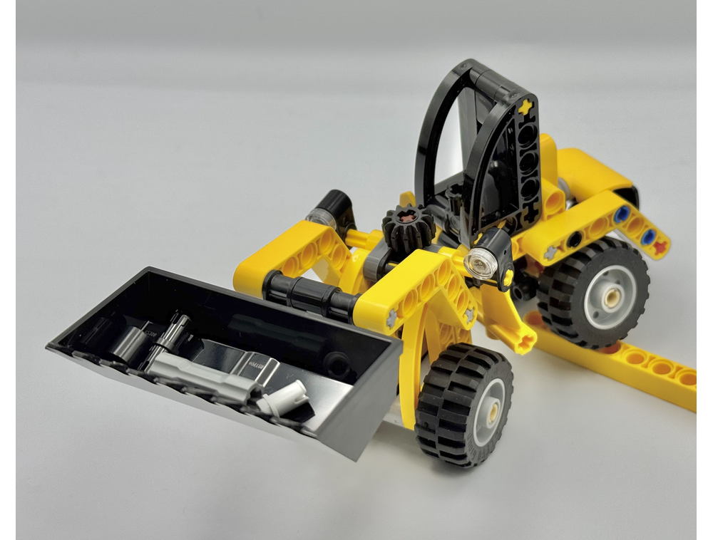 Lego Moc 42197 Front Loader By Mirrorbricks Rebrickable Build With Lego