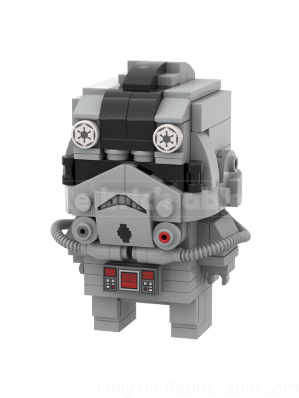 LEGO MOC AT-AT driver Brickheadz by FMbricks | Rebrickable - Build with ...