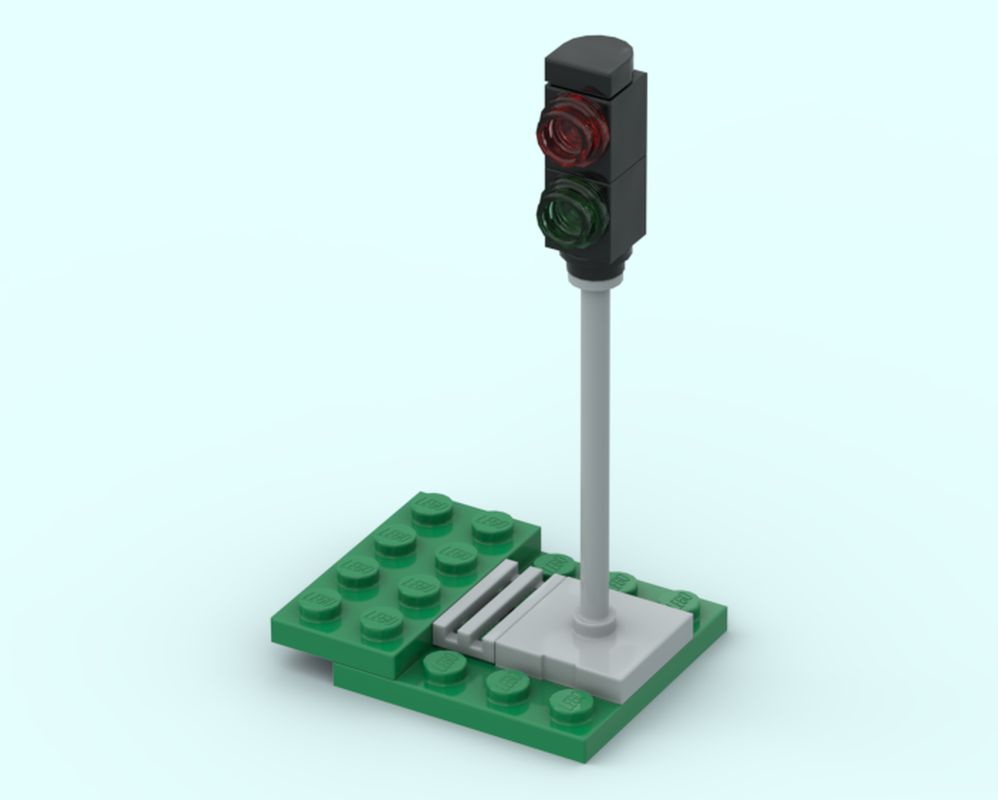 LEGO MOC Railroad signal by igrolabs | Rebrickable - Build with LEGO