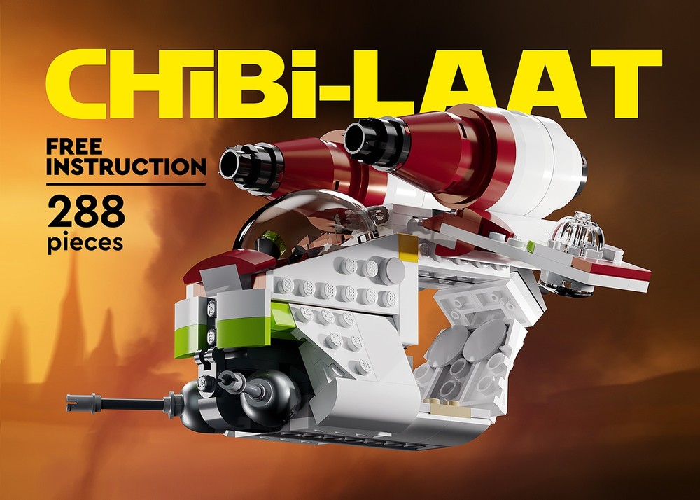 LEGO MOC-205729 Chibi LAAT _ Chibi Gunship by Darth_Kotiy | Rebrickable ...
