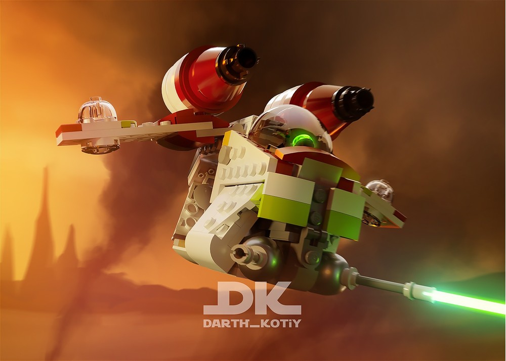 Lego Moc Chibi Laat Chibi Gunship By Darthkotiy Rebrickable
