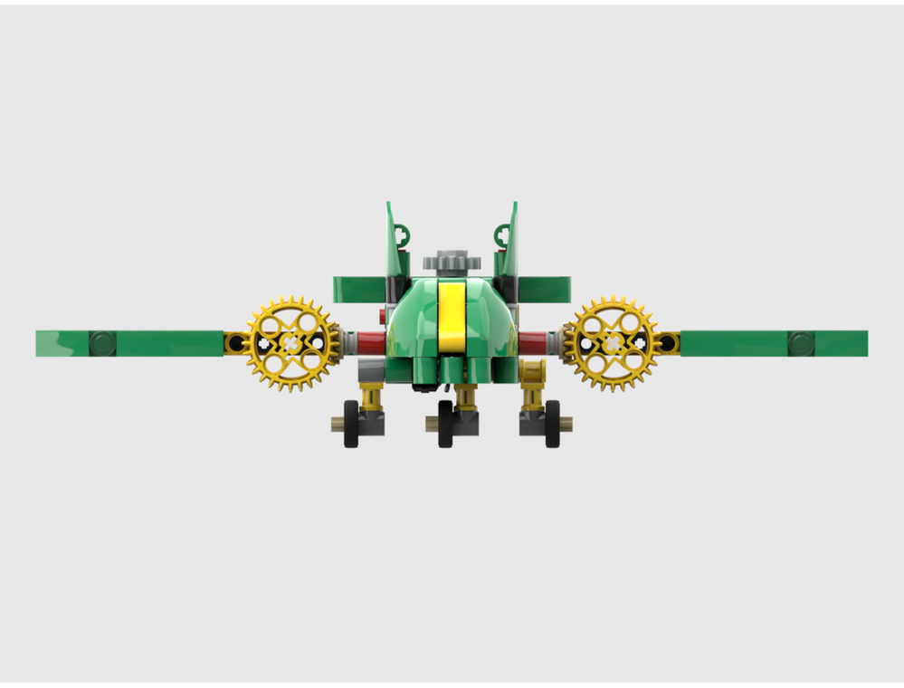 LEGO MOC Propeller Plane by Raptor9889 | Rebrickable - Build with LEGO