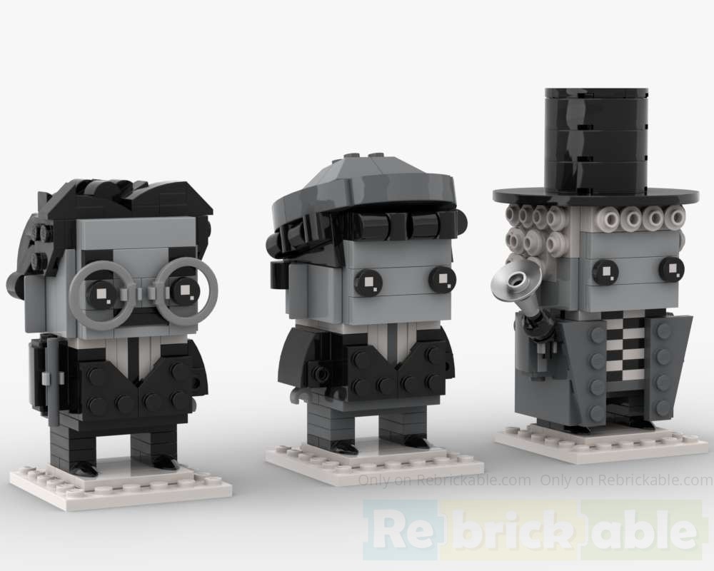 LEGO MOC Marx Brothers by Andreas_Eldh | Rebrickable - Build with LEGO