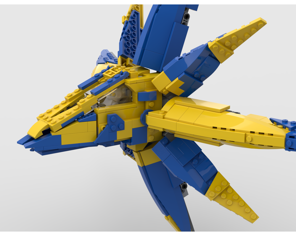 LEGO MOC UCS Marvel Nova Corp Starblaster Ship from Guardians of the ...