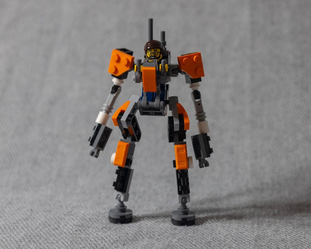 LEGO MOC Minifigure Exosuit by Rovivruselos | Rebrickable - Build with LEGO
