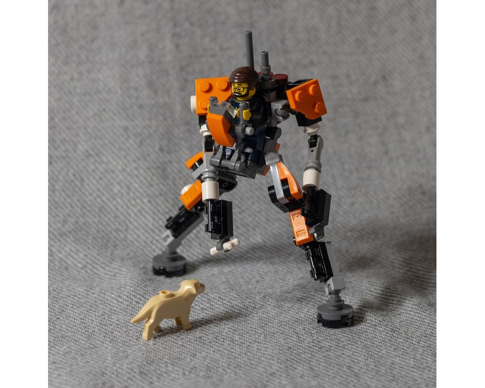 LEGO MOC Minifigure Exosuit by Rovivruselos | Rebrickable - Build with LEGO