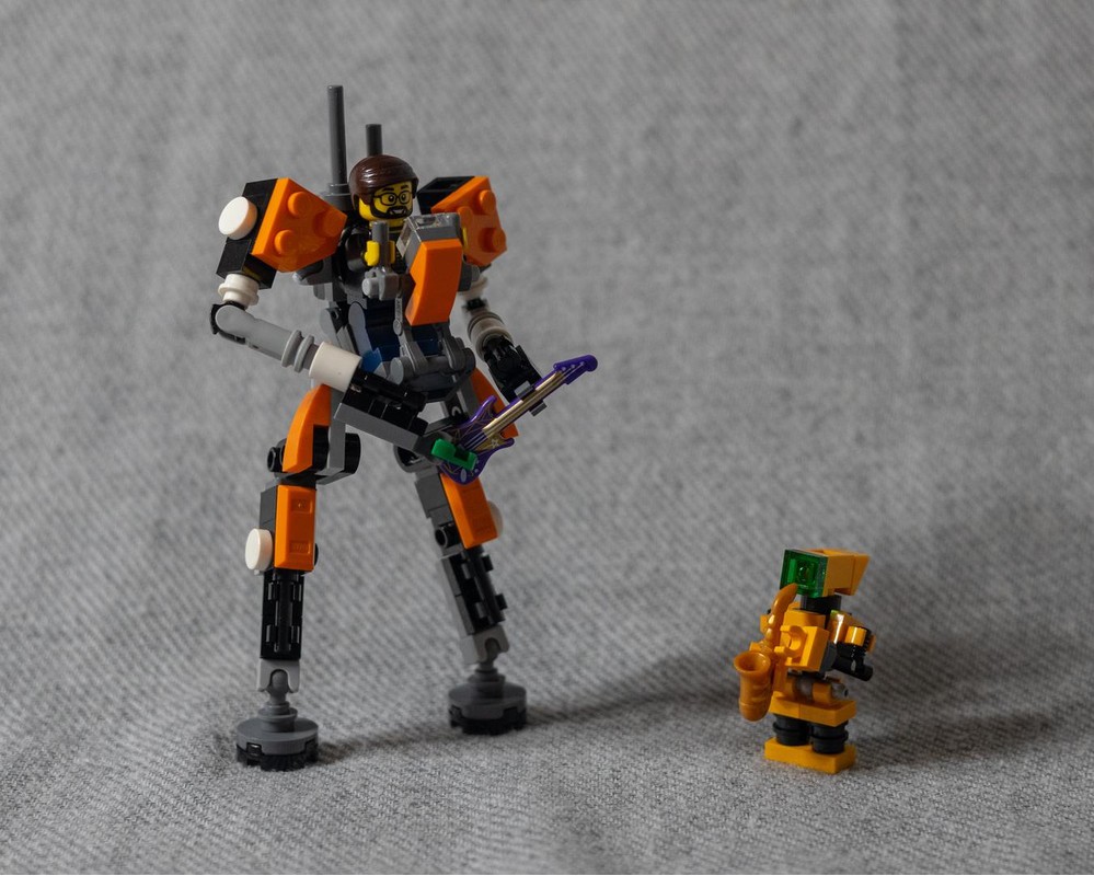LEGO MOC Minifigure Exosuit by Rovivruselos | Rebrickable - Build with LEGO