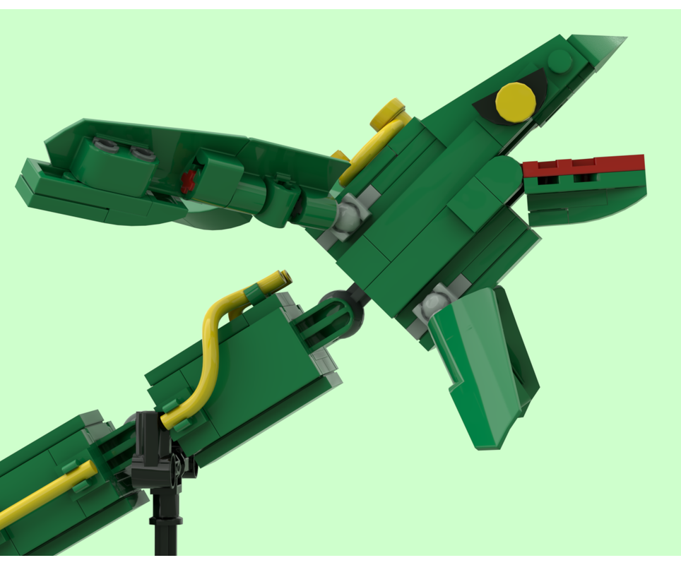 LEGO MOC Rayquaza (Pokemon) by Green73 | Rebrickable - Build with LEGO