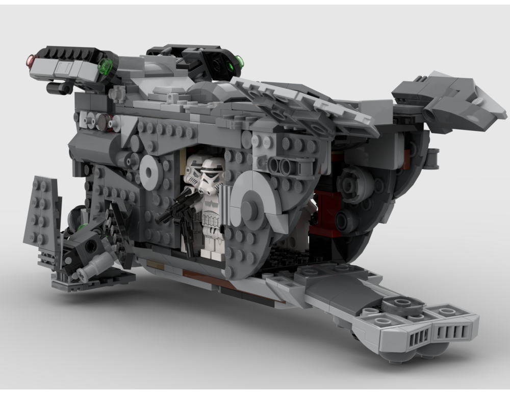 LEGO MOC LAAT/le Patrol Gunship by sgtscoopy | Rebrickable - Build with ...