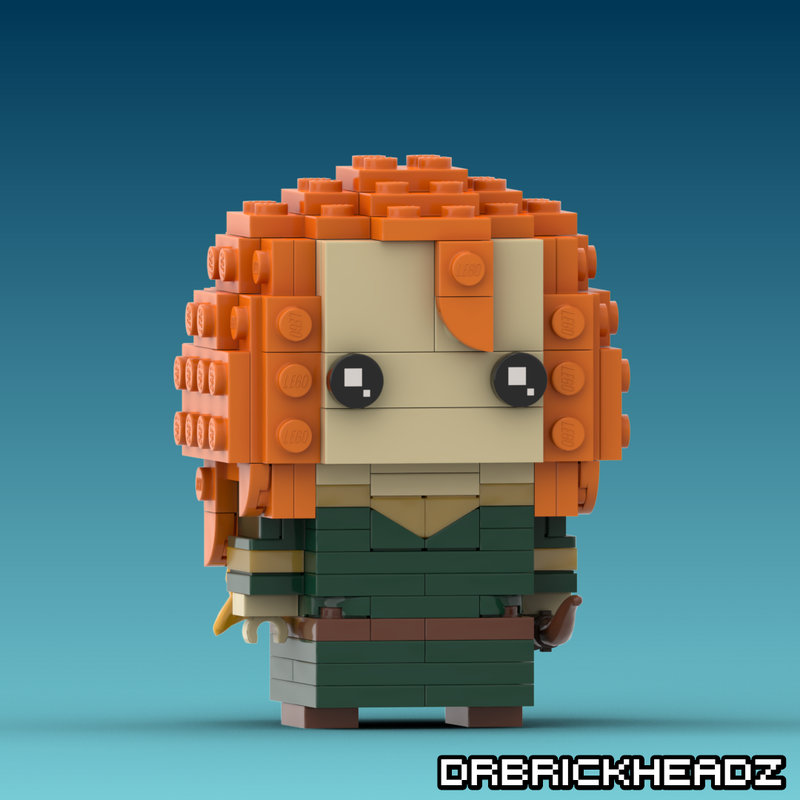 LEGO MOC Merida (Brave) Brickheadz by DrBrickheadz | Rebrickable ...