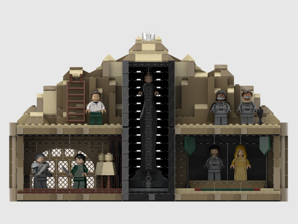 LEGO MOC Dune Iconic Scenery Minifigure and Ornithopter 10327 Display ...