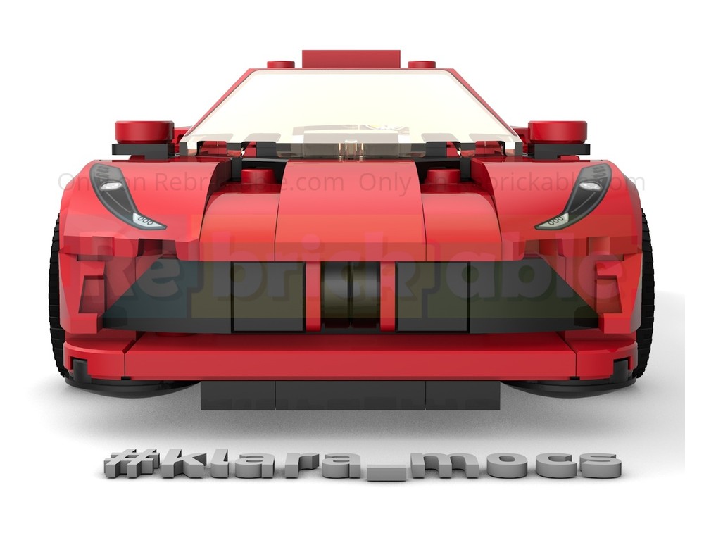 LEGO MOC Italian Sorts Car No4 in 8 Stud Wide Style by klara_mocs ...