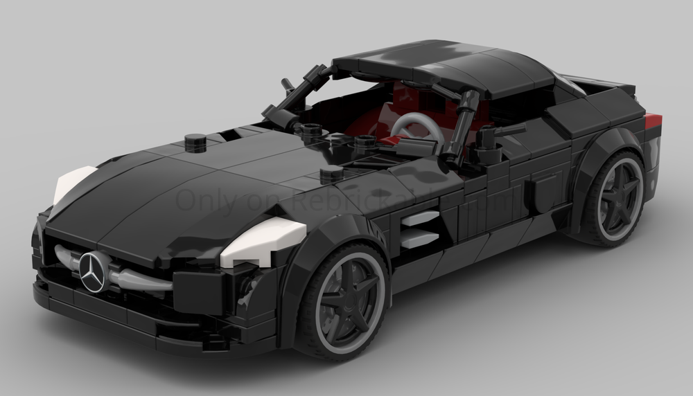 LEGO MOC SC Scale Mercedes SLS AMG by HandSolo99 | Rebrickable - Build ...