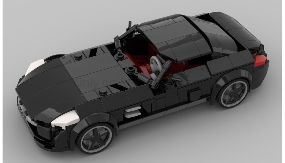 LEGO MOC SC Scale Mercedes SLS AMG by HandSolo99 | Rebrickable - Build ...
