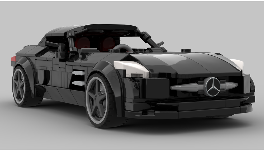 LEGO MOC SC Scale Mercedes SLS AMG by HandSolo99 | Rebrickable - Build ...