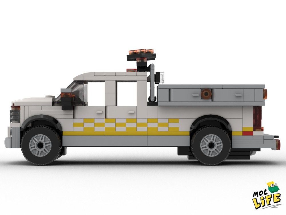 LEGO MOC GMC Sierra 1500 quad cab long bed roadside service by MocLife ...