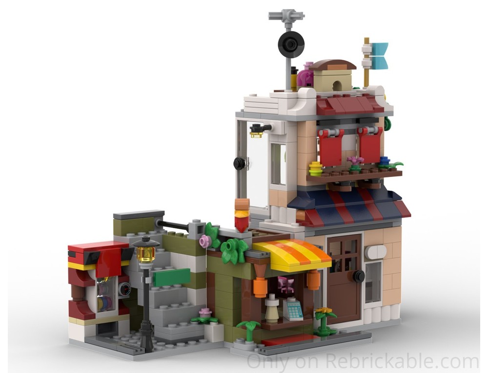LEGO MOC-205812 31131 Noodle Shop Alternate Build: Cozy Hotel by ...