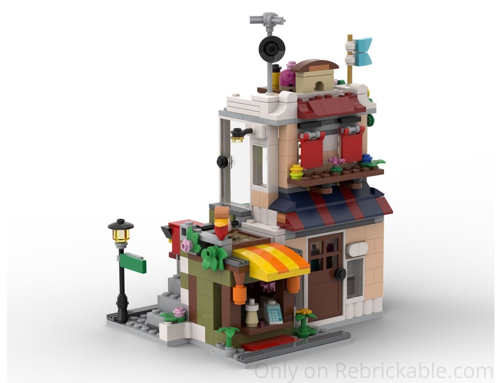 LEGO MOC 31131 Noodle Shop Alternate Build: Cozy Hotel by MattCostanza ...