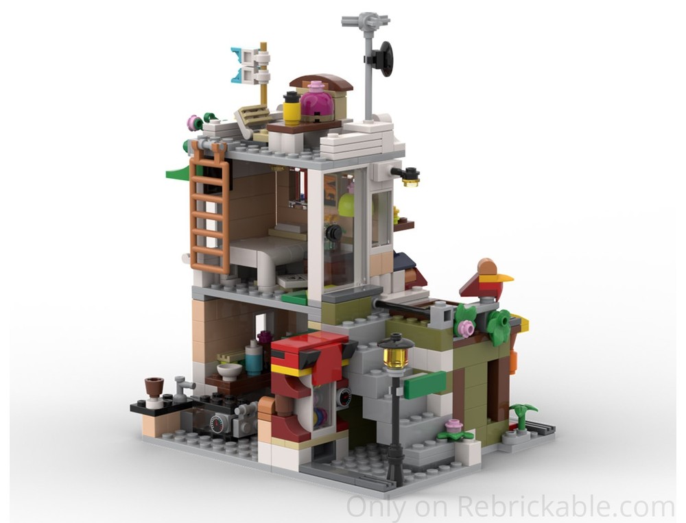LEGO MOC 31131 Noodle Shop Alternate Build: Cozy Hotel by MattCostanza ...
